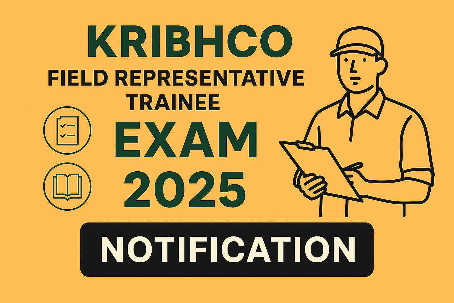 KRIBHCO Field Representative Trainee exam pattern & syllabus