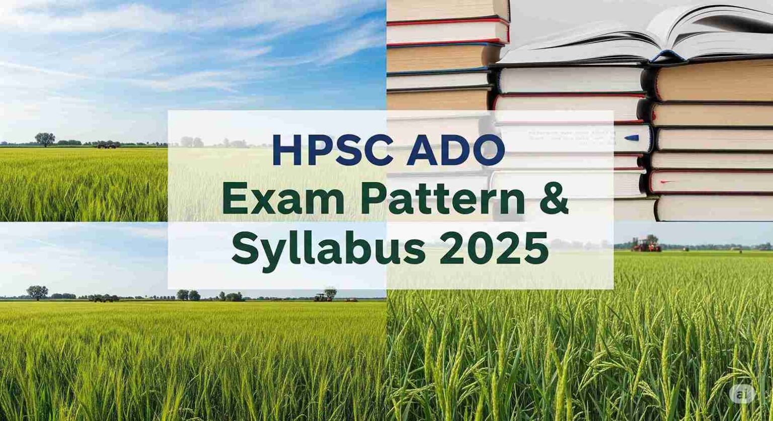 HPSC ADO Exam Pattern and Syllabus 2025- Best books PDF