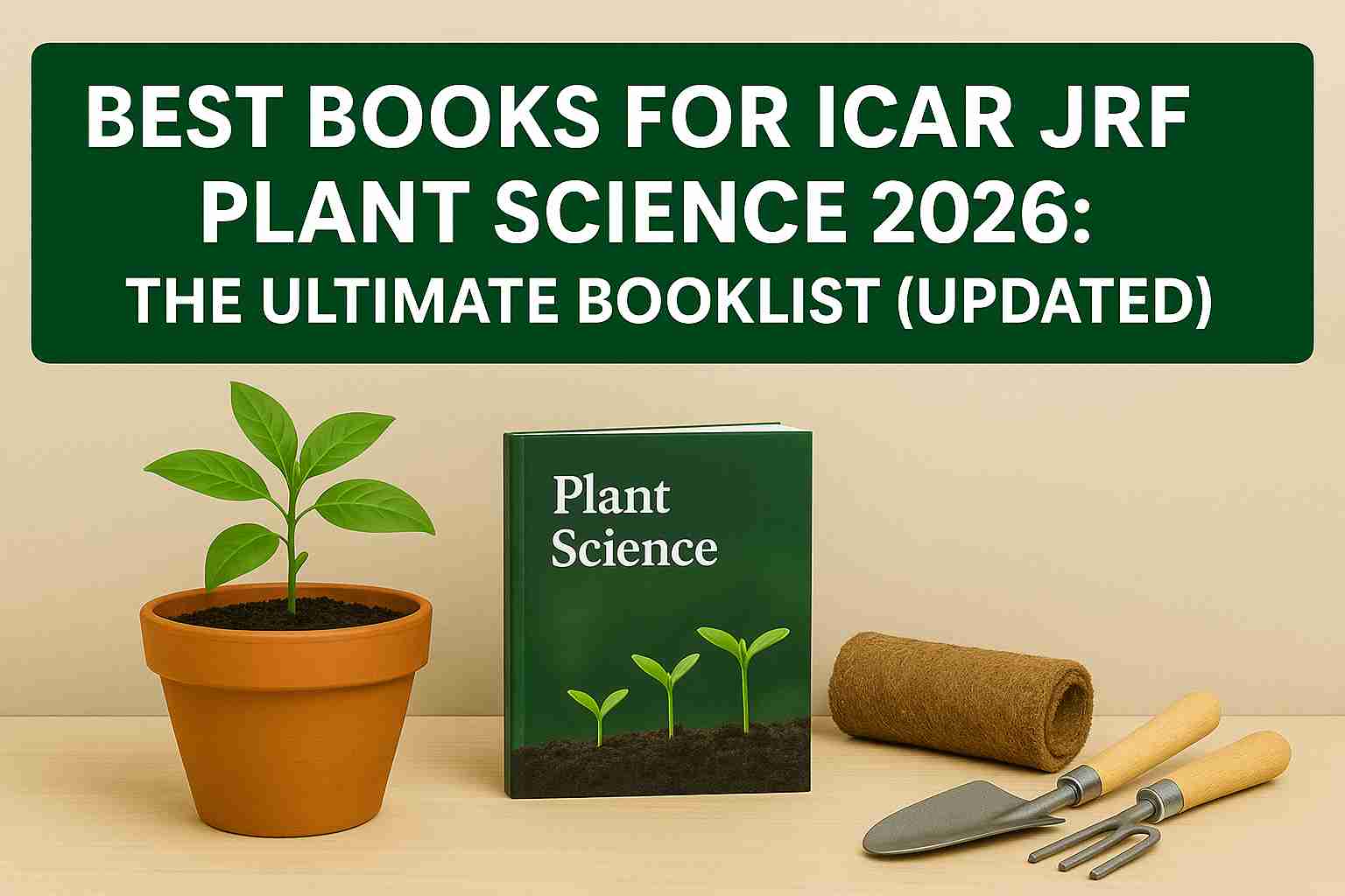 Best Books for ICAR JRF Plant Science 2026 | Updated Guide